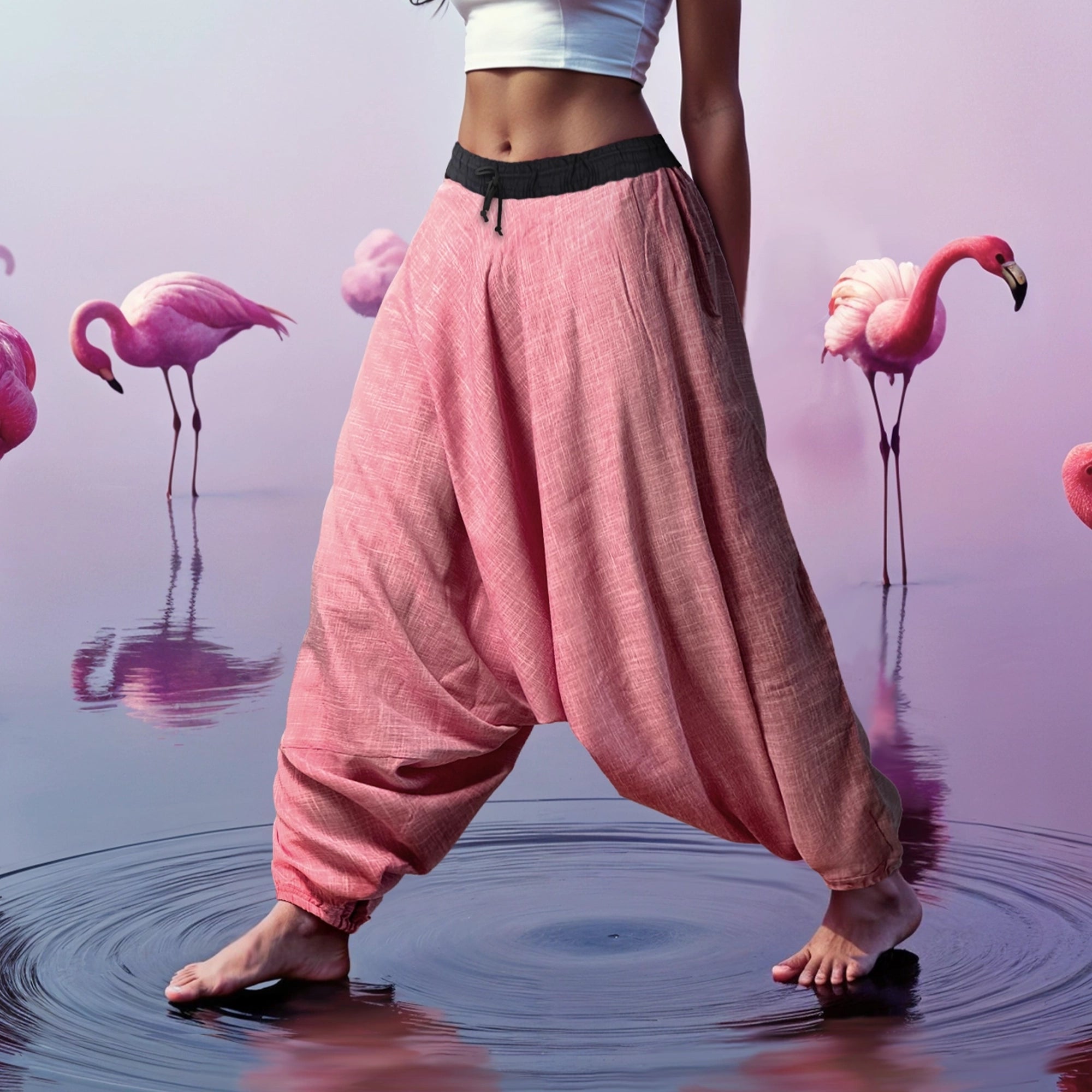 Flamingo Unisex Harem Pant – Dopehead Stores