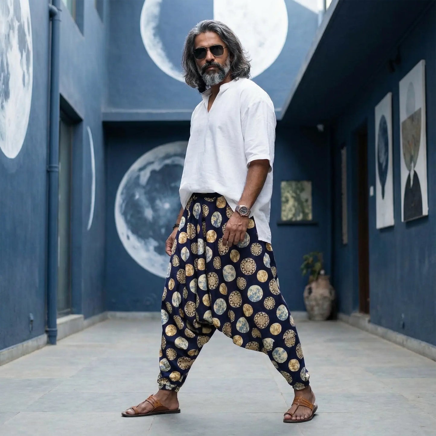 Indigo Moon | Unisex Harem Pant – Dopehead Stores