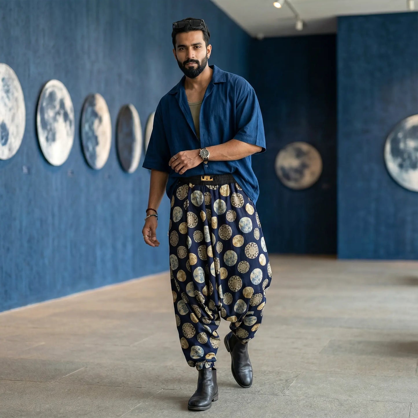 Indigo Moon | Unisex Harem Pant – Dopehead Stores
