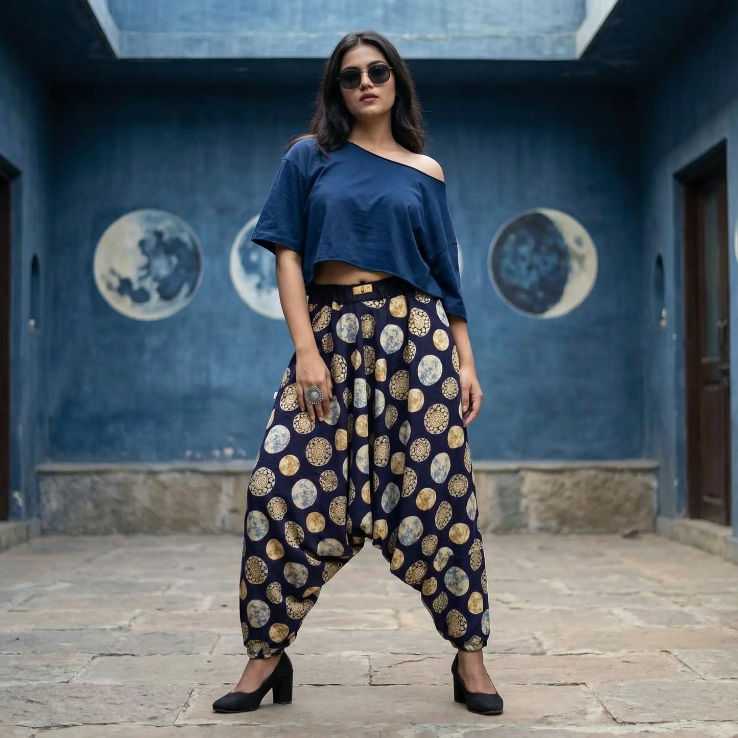 Indigo Moon | Unisex Harem Pant – Dopehead Stores